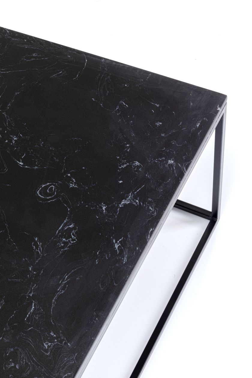 KEY WEST Marble and powder coated steel coffee table By KARE Design
