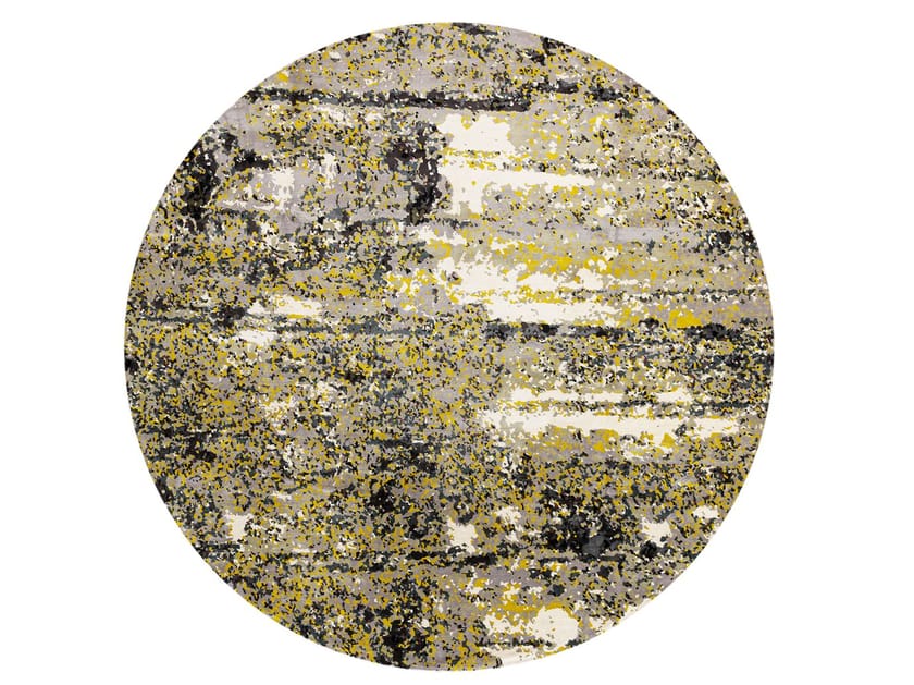 BRICKS - QUARTZ - ROUND Rug By Diacasan Edition | design Emmanuel Thibault