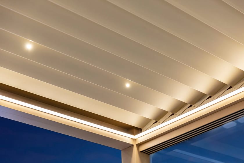 P-190 | Pérgola bioclimática Pérgola bioclimática de aluminio de lamas ...