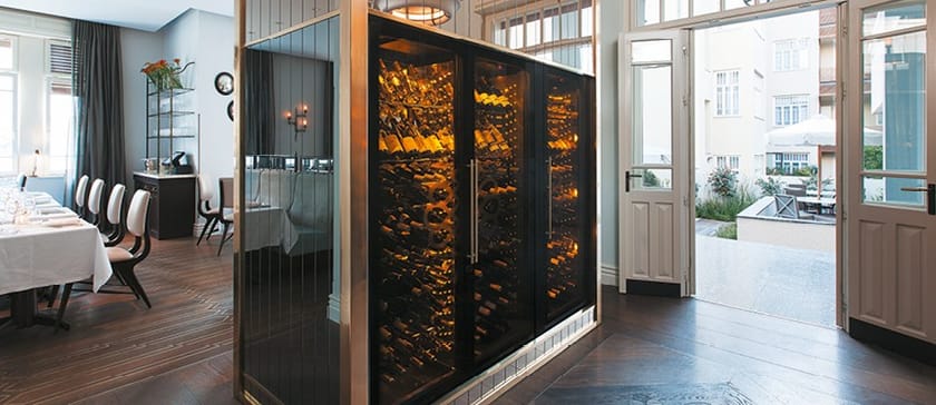 9000 | Tempered glass wine cooler By EuroCave