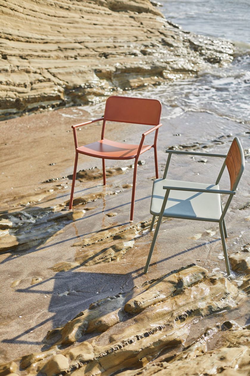 EDI | Chair Aluminium chair with armrests By YAAZ | design ...