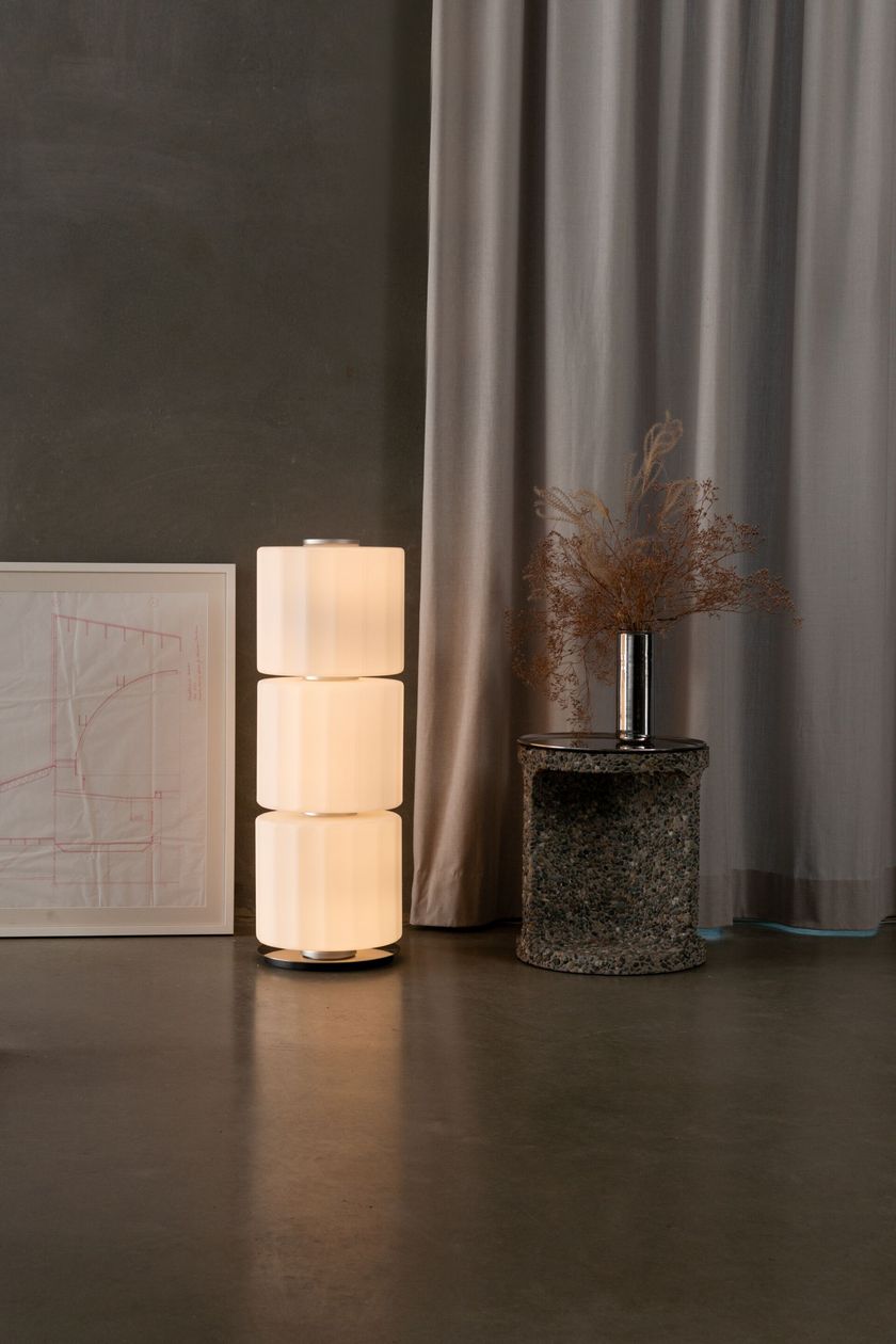 COLUMN | Floor lamp LED glass floor lamp with dimmer By A-N-D | design ...