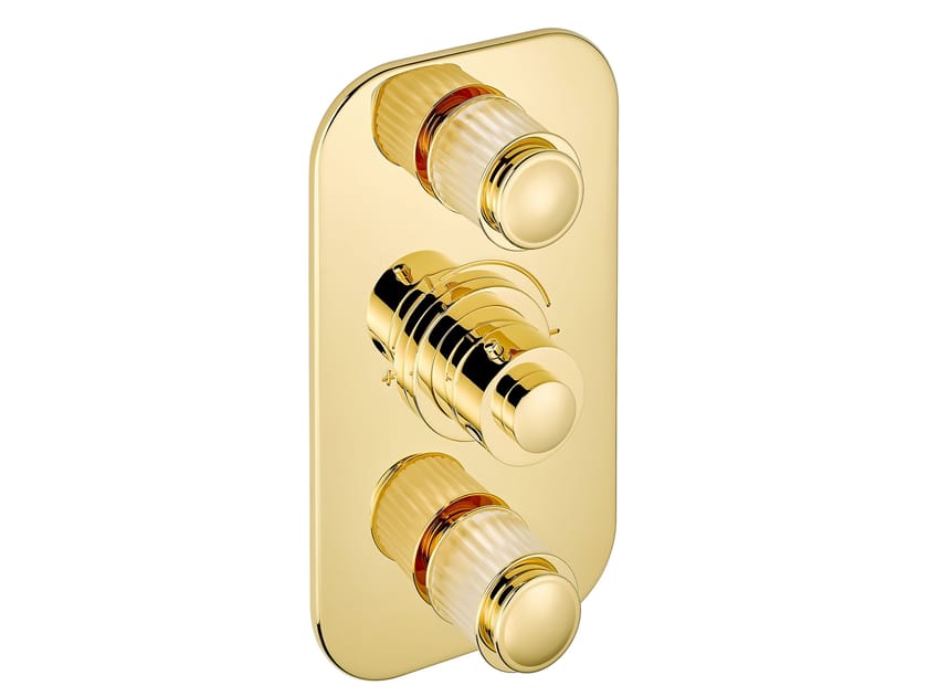 JAIPUR CRISTAL Metal shower tap By THG Paris