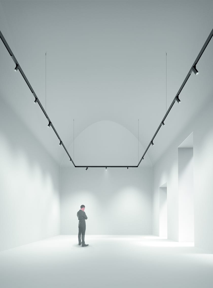 A.24 Suspended LED aluminium track-Light By Artemide | design Carlotta ...