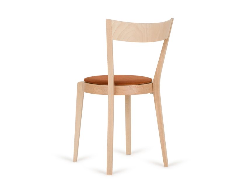 A-4770-SPIRE Stackable beech chair open back By Paged
