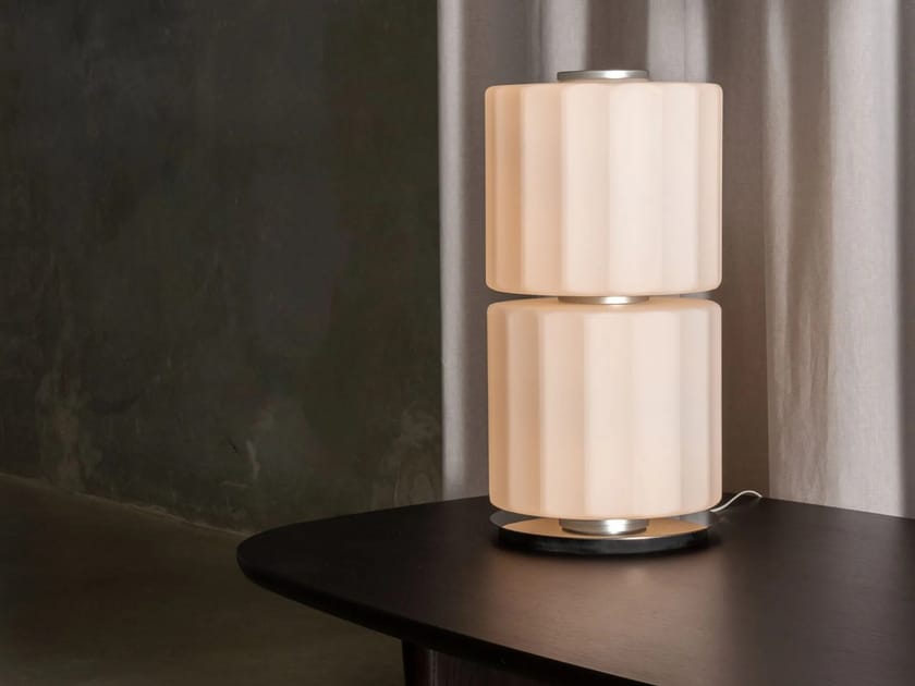 COLUMN LED glass table lamp with dimmer By A-N-D | design Lukas Peet