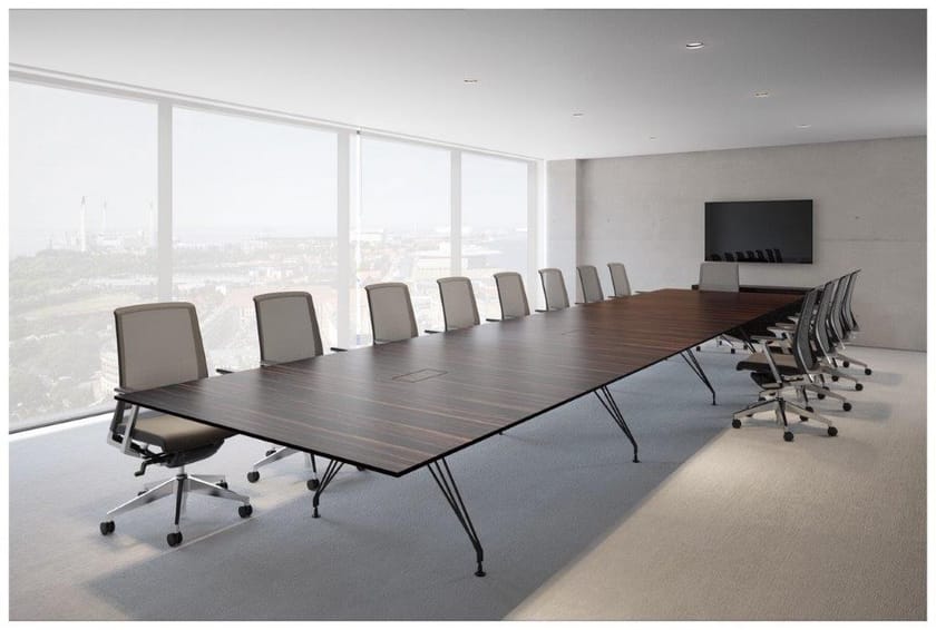 A1 MEETING | Rectangular meeting table A1 Collection By BK Contract ...