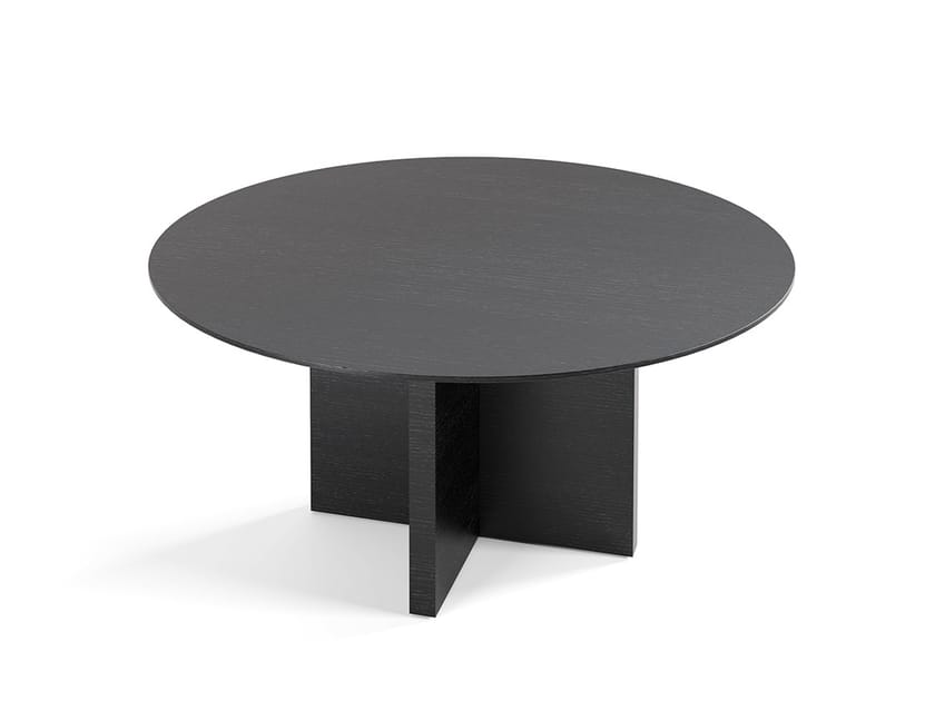 A2 ROUND | Wood veneer meeting table By BK Contract design Gabriel Teixidó