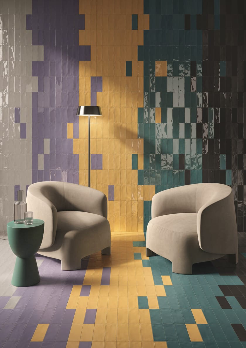 ABACUS PETROLIO wall tiles By Ergon