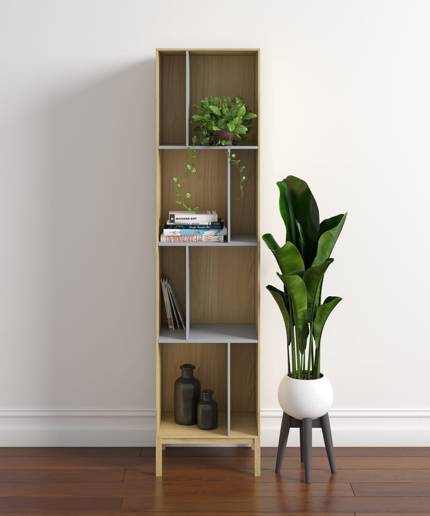 ABBEY WOOD Open wooden bookcase By Woodman