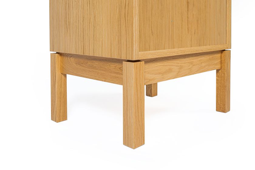 ABBEY WOOD Open wooden bookcase By Woodman