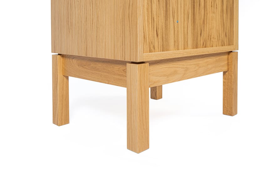 ABBEY WOOD Open wooden bookcase By Woodman