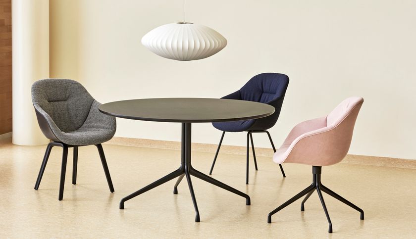 ABOUT A CHAIR AAC 121 SOFT Swivel chair By Hay