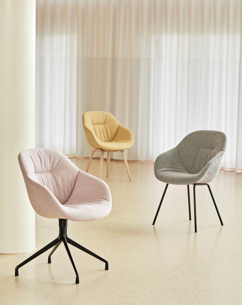 ABOUT A CHAIR AAC 121 SOFT Swivel chair By Hay