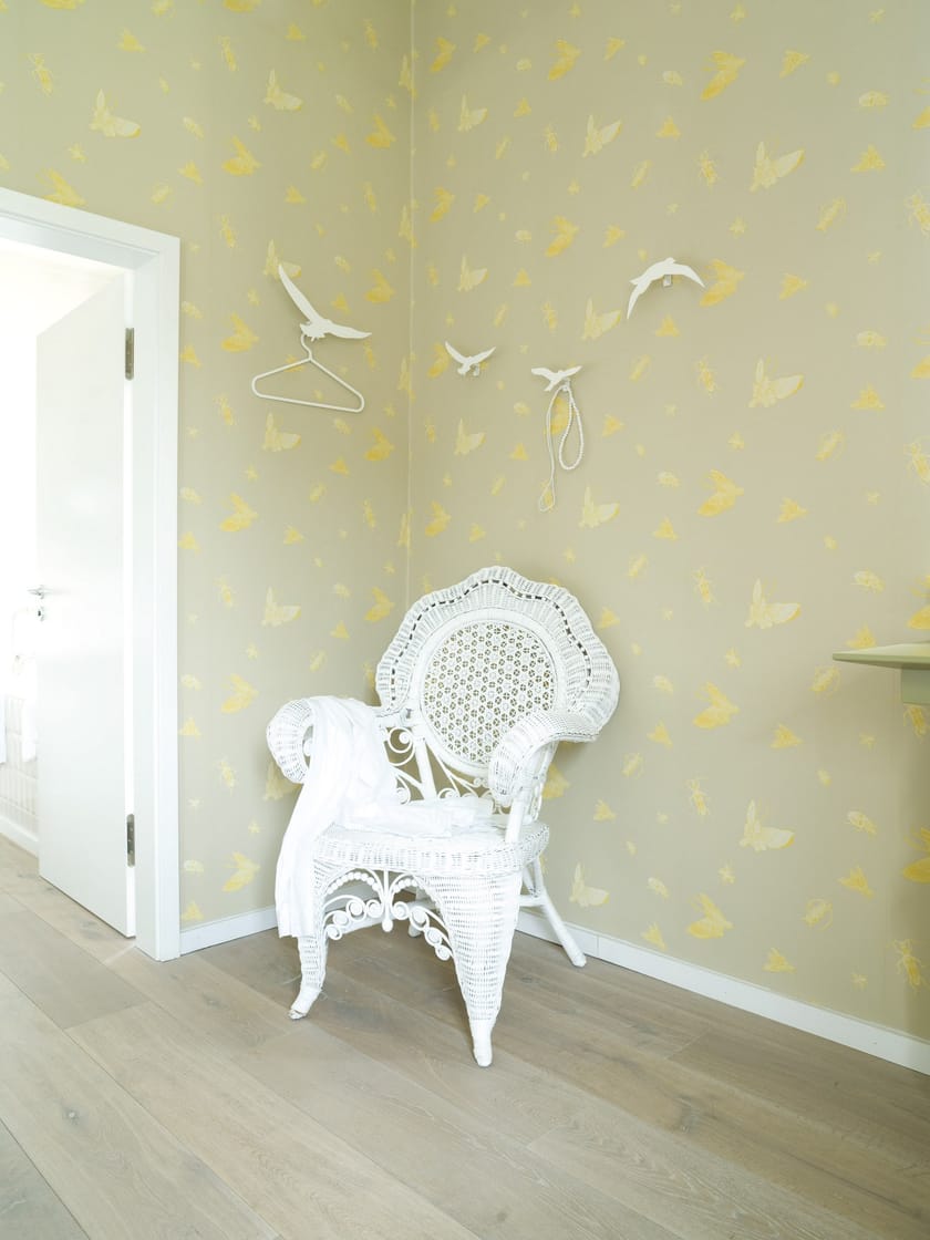 Wall-mounted painted metal coat rack ABOVE By Schönbuch design Studio ...