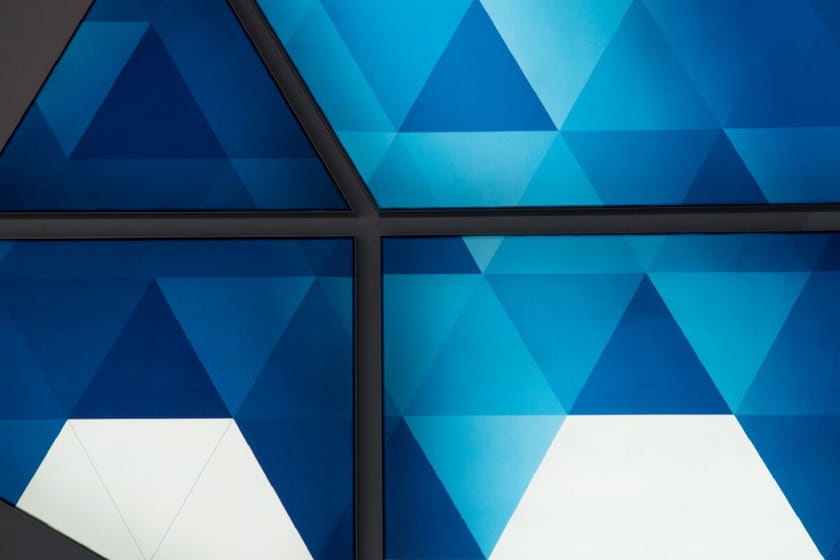 NON ORTHOGONAL LIGHTBOX Backlit Stretch wall By ABS Group