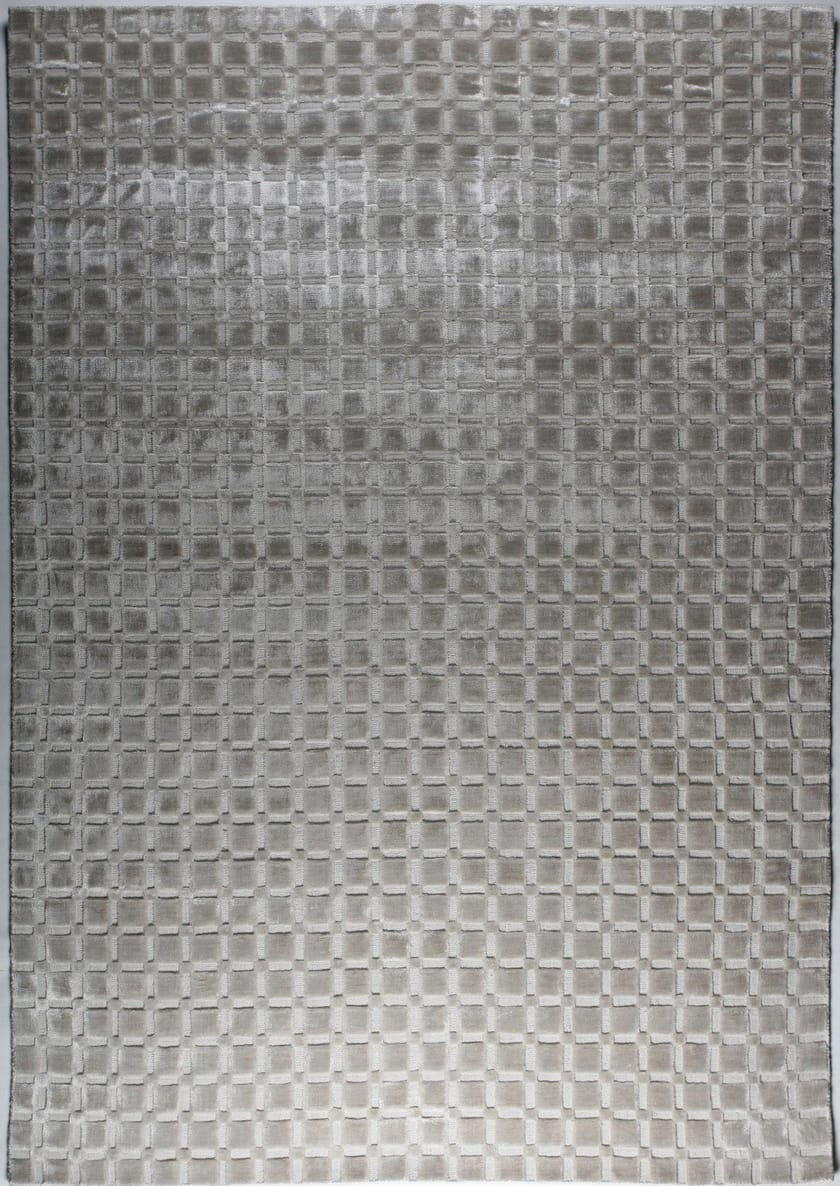 ABSIDE | Rug with geometric shapes Handmade rectangular viscose rug By ...