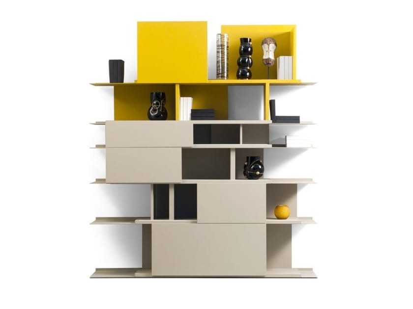 Open wall-mounted bookcase ABSTRACT By Roche Bobois design Fritsch ...