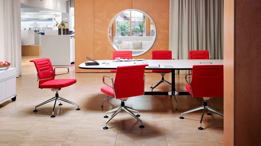 AC 5 STUDIO Swivel fabric office chair By Vitra | design Antonio Citterio