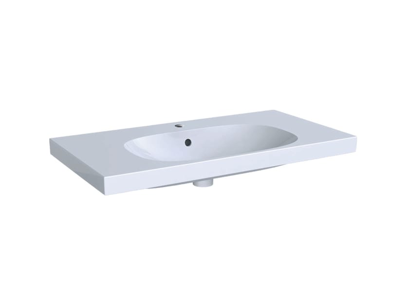 ACANTO | Washbasin with integrated countertop By Geberit