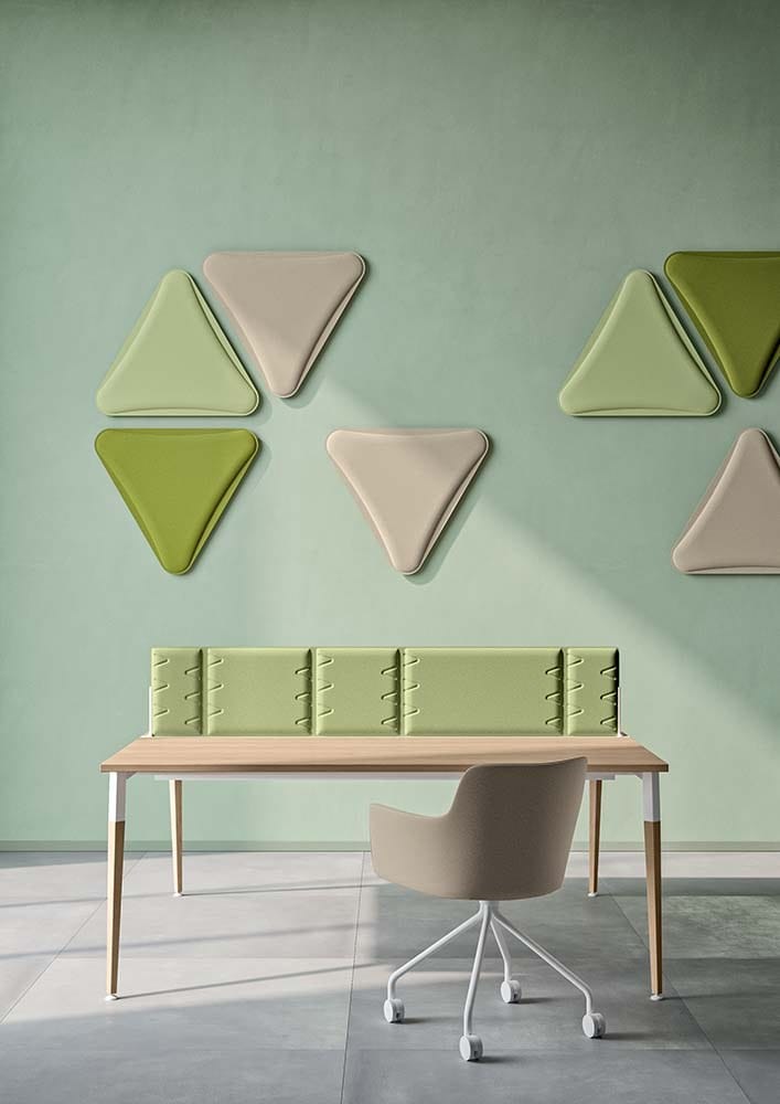 Pannello divisorio da scrivania fonoassorbente SCREEN - Quadrifoglio ...