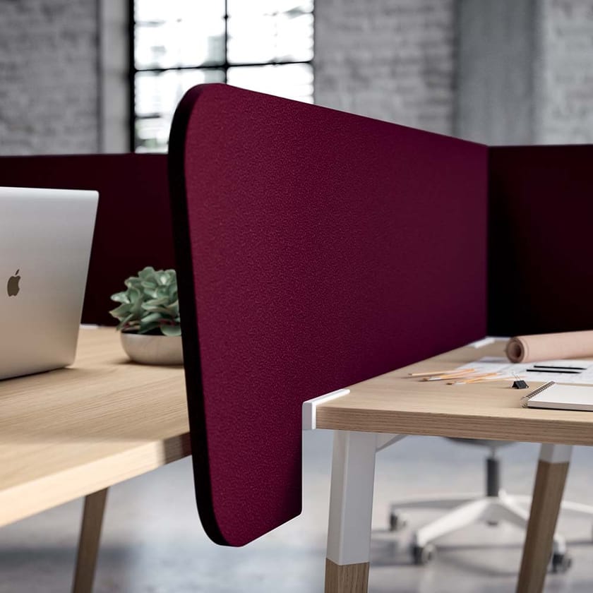 Sound absorbing desktop partition SCREEN By Quadrifoglio Group