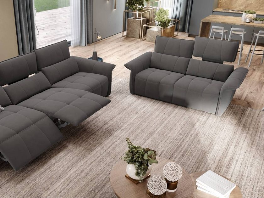 ADRIA 2 seater fabric sofa By Sofanella