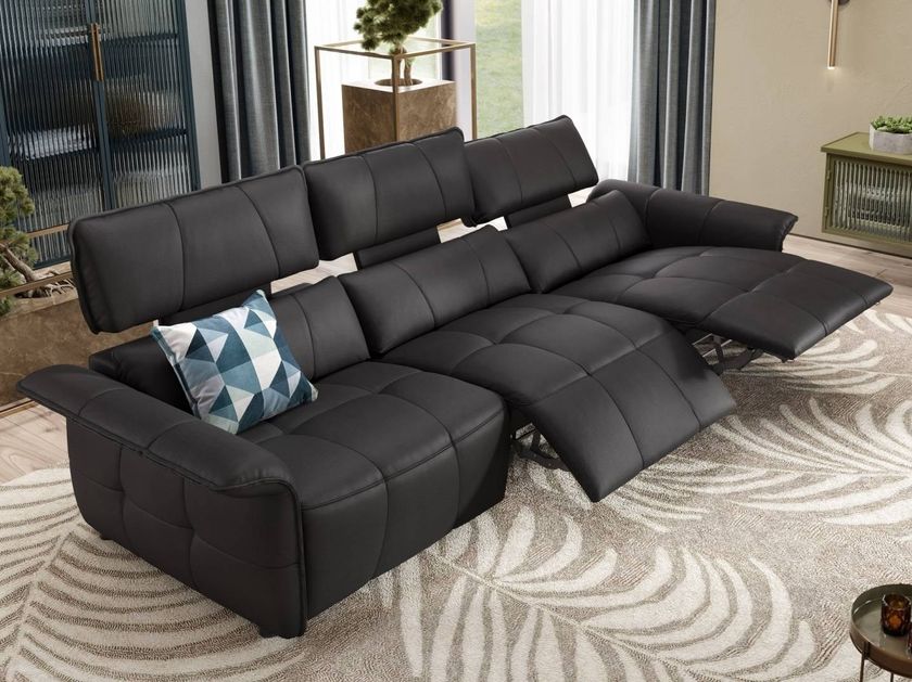 ADRIA XXL | 3 seater sofa 3 seater leather sofa By Sofanella