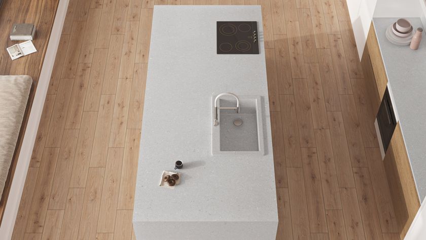AEGEAN GREY Reconstructed stone kitchen worktop with concrete effect By ...