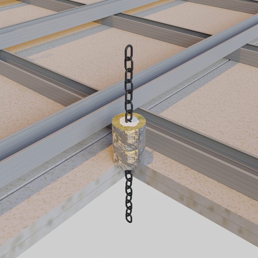 AF COVER STRING Protección cortafuegos para pasos pequeños en falsos techos By AF SYSTEMS