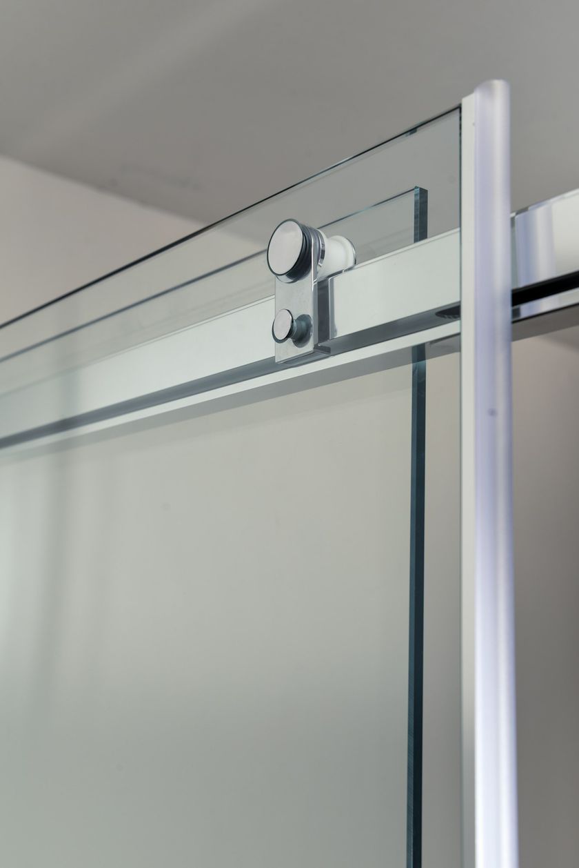 AIR - 2 Glass shower cabin with sliding door By INDA® | design Studio Inda