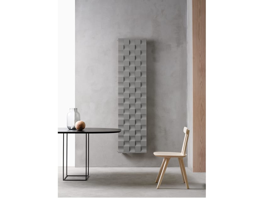 Carbon steel panel radiator AIR By Caleido design James di Marco