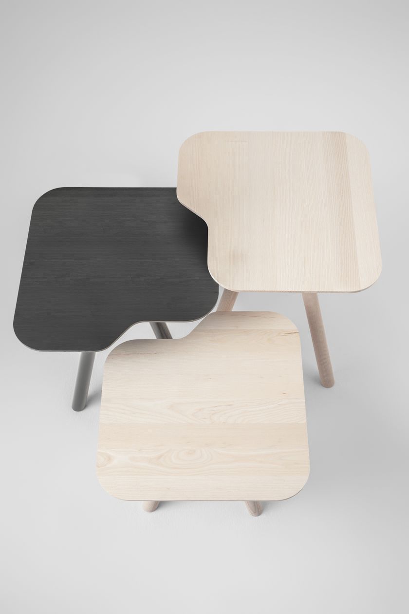AKY SMALL | Square coffee table By TrabA' design Emilio Nanni