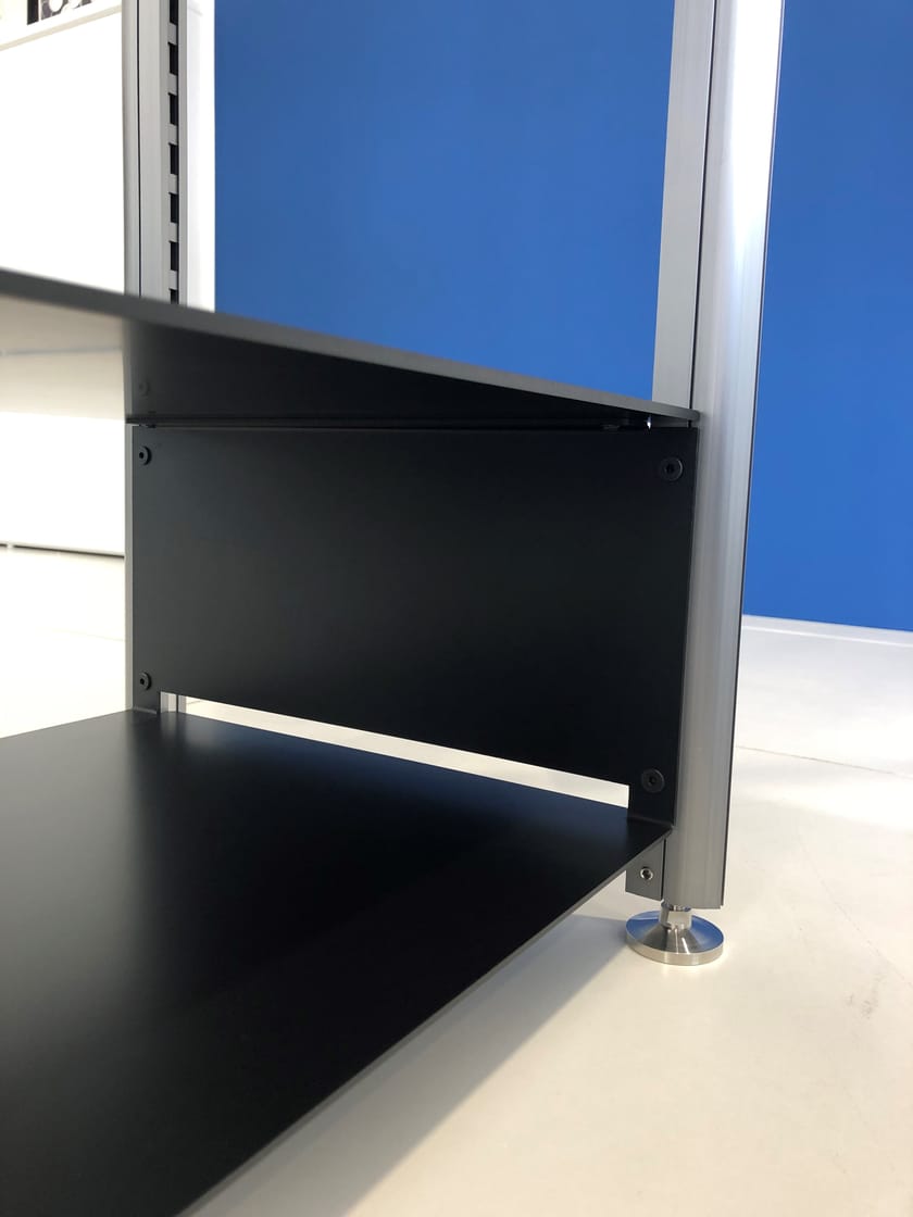 AL13 Modular aluminum shelving system By ETR-C