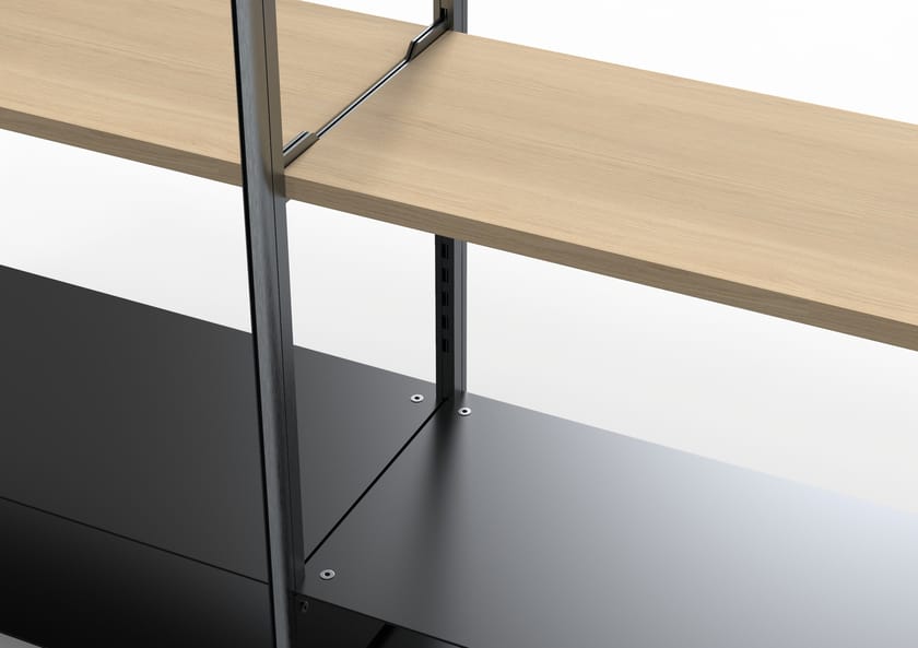 AL13 Modular aluminum shelving system By ETR-C