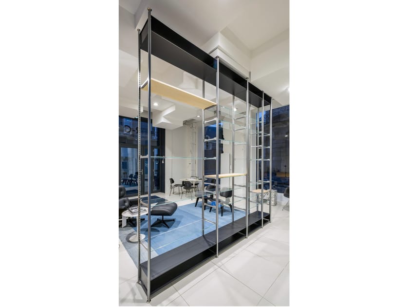 AL13 Modular aluminum shelving system By ETR-C
