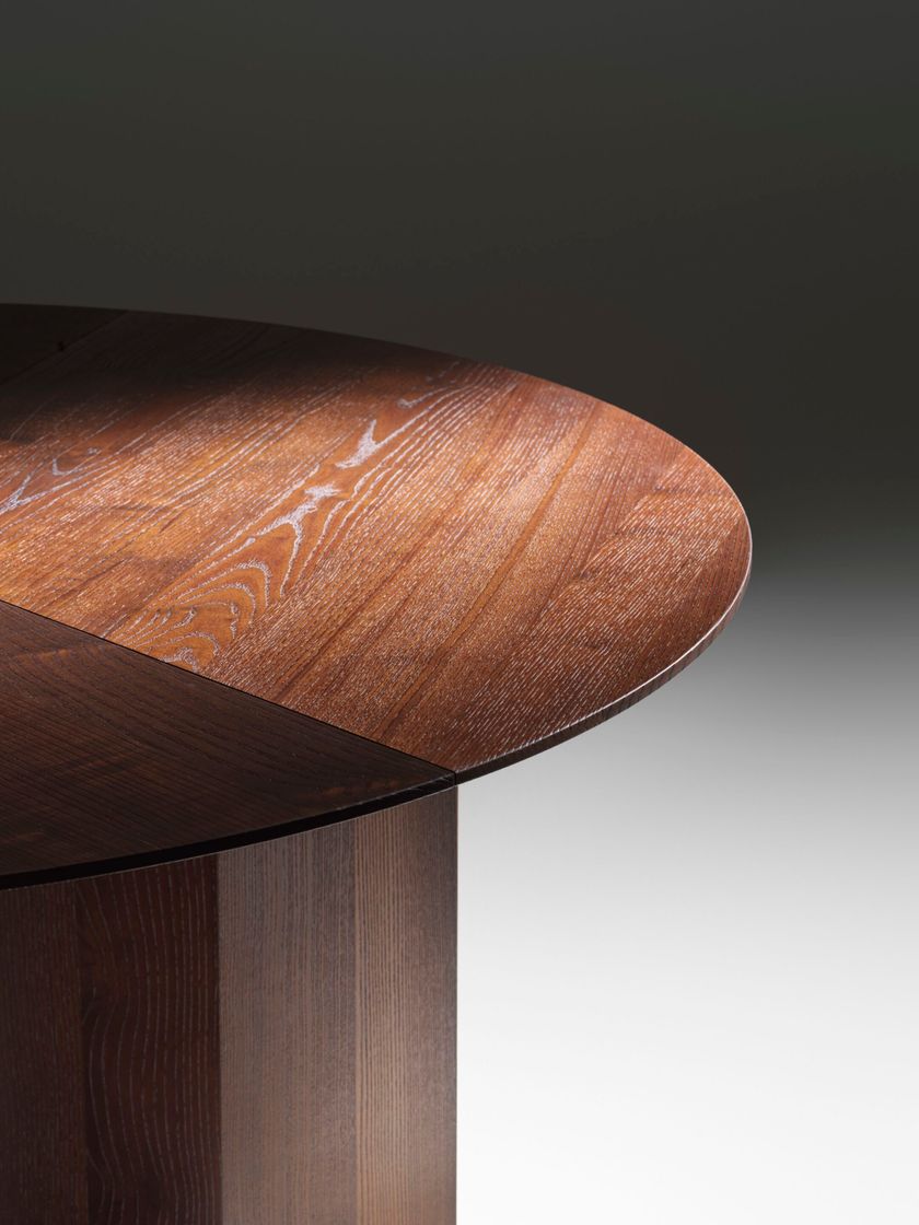 PRAIA ROUND Round wooden table By ALBEDO