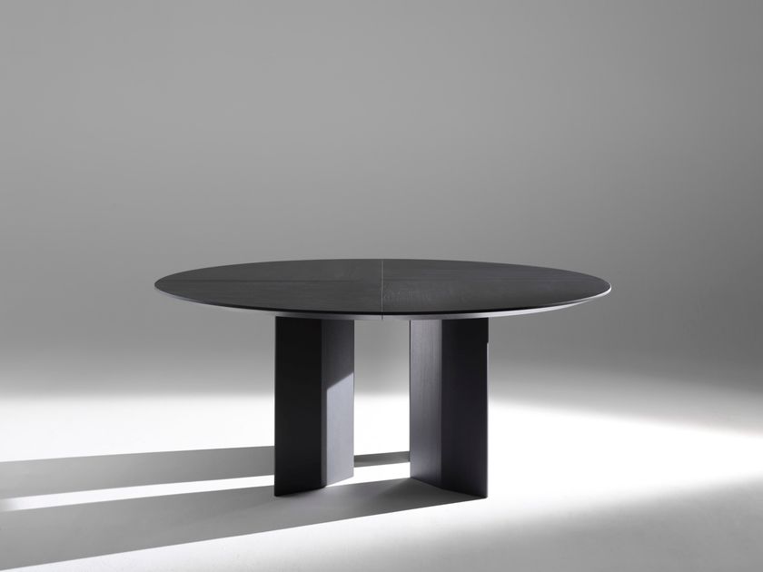 PRAIA ROUND Round wooden table By ALBEDO