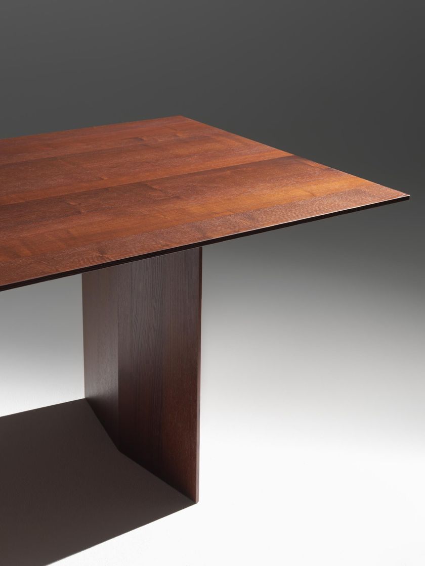 PRAIA Table rectangulaire en bois By ALBEDO | design Carlo Cumini