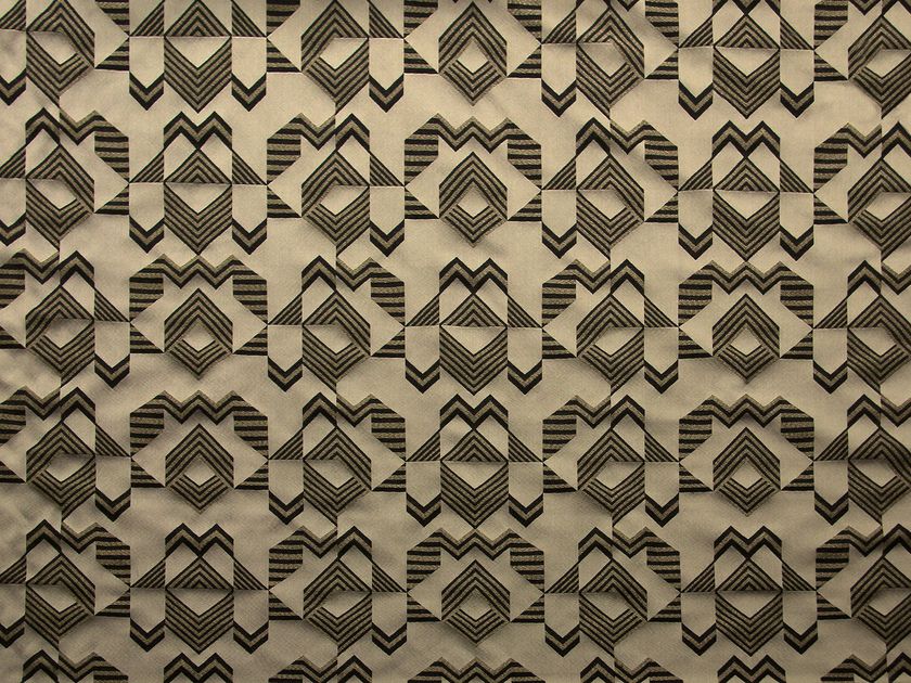 Fabric with graphic pattern ALBERS Invicta Collection By Aldeco