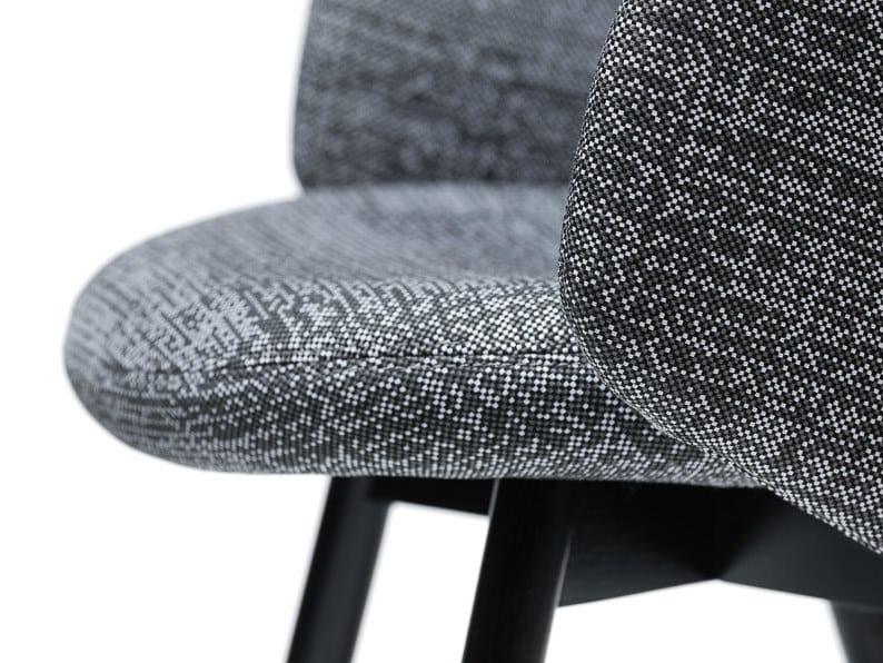 ALBU Fabric easy chair with armrests By TON | design Alexander Gufler