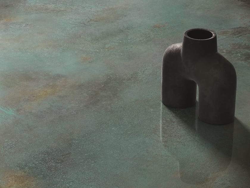 Porcelain stoneware wall/floor tiles with metal effect ALCHEMY MINT Alchemy Collection By ...