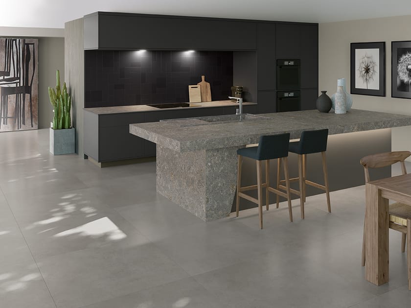 Pavimento/rivestimento in MDi by INALCO® effetto cemento ALEA By Inalco