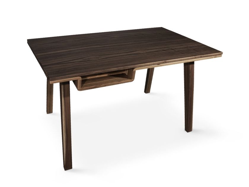 Contemporary style wooden secretary desk with drawers ALEISTER By Wood ...