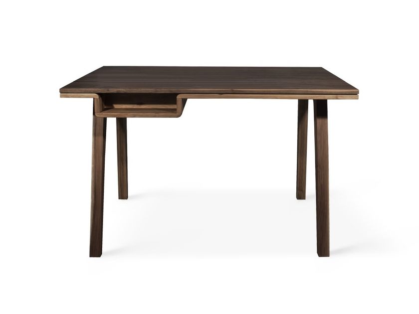 Contemporary style wooden secretary desk with drawers ALEISTER By Wood ...
