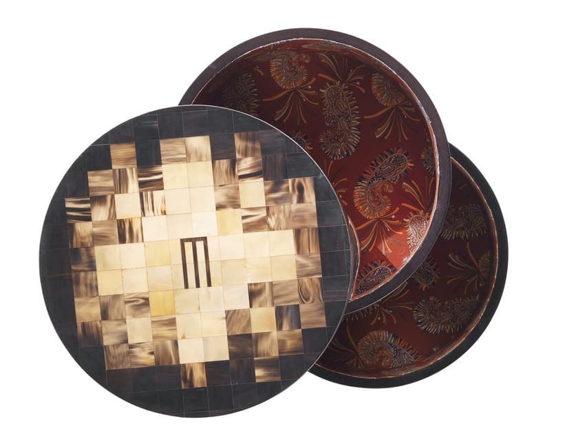 ALEPPO Round wooden side table By ETRO Home Interiors