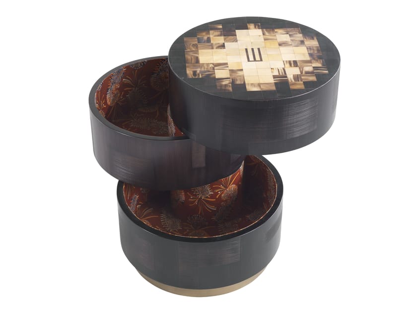 ALEPPO Round wooden side table By ETRO Home Interiors