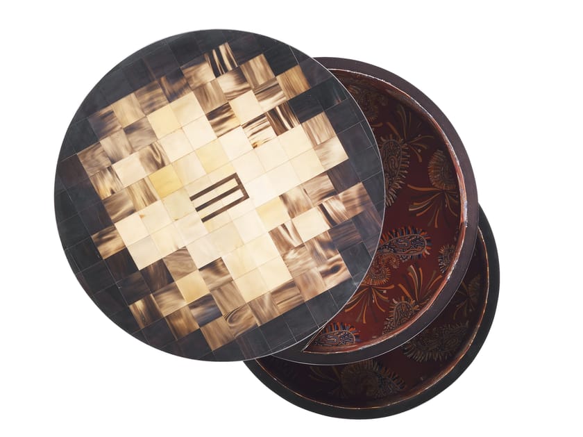 ALEPPO Round wooden side table By ETRO Home Interiors