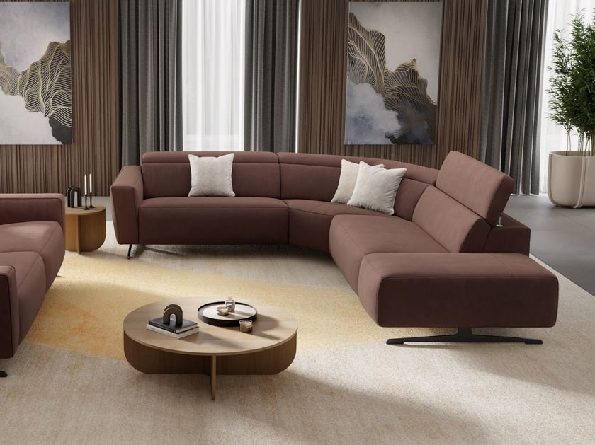 ALESSO Corner fabric sofa By Sofanella