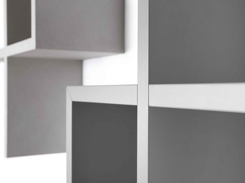 Modular MDF wall shelf ALF By ARKOF LABODESIGN design Alan Cornolti